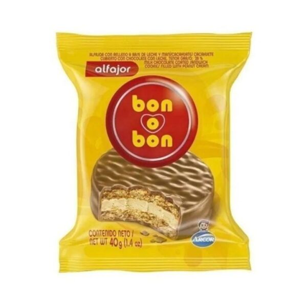 ALFAJOR BON O BON CHOCOLATE 40G – Japi